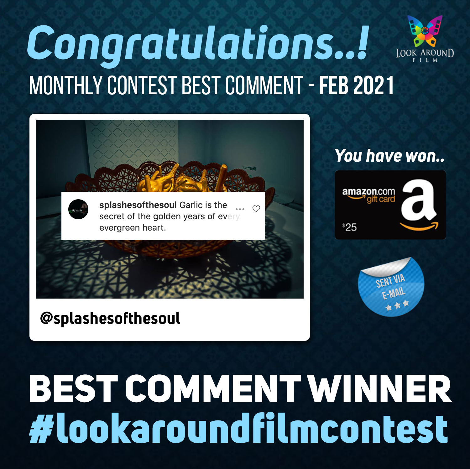 Winners Announced for February Contest – Look Around Film